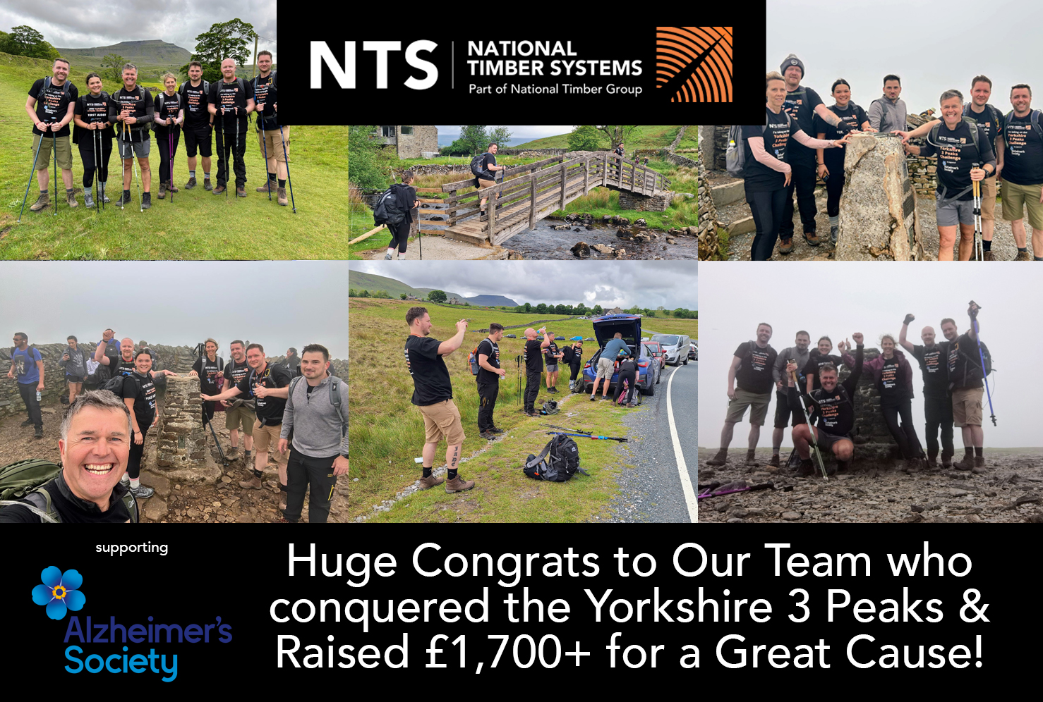 Team NTS Conquer Yorkshire Three Peaks, Raising Over £1,800 for ...